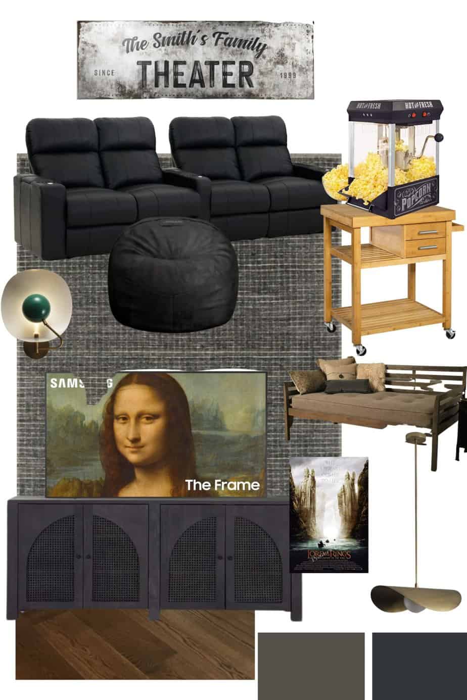 Creating a Theater Room from Scratch - Truemans Treasures