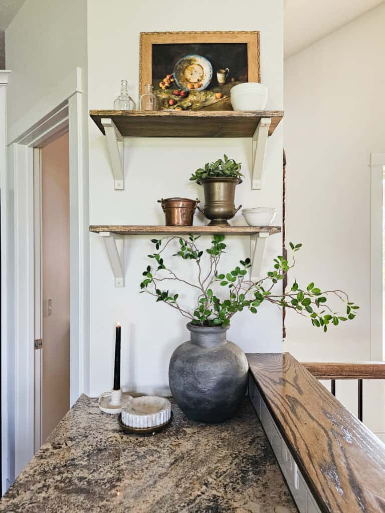 5 Items to Use for Simple Shelf Styling - Truemans Treasures